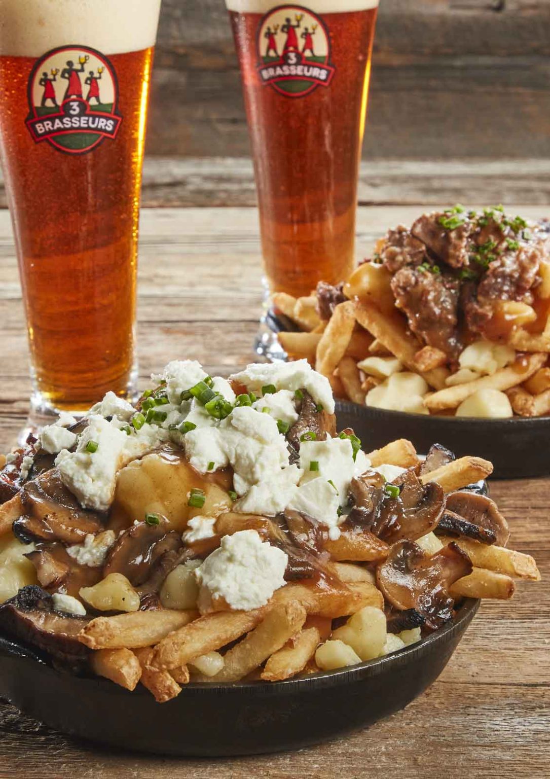 Meilleure Poutine Au Québec - Potines Canada 3 Brasseurs